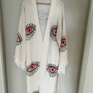 Evil Eye Robe Festival Clothing Women Handmade Clothing Evil - Etsy