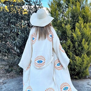 Evil Eye Robe Festival Clothing Women Handmade Clothing Evil - Etsy