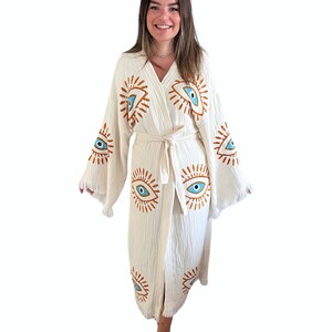 Evil Eye Robe Festival Clothing Women - Handmade Clothing Evil Eye ...