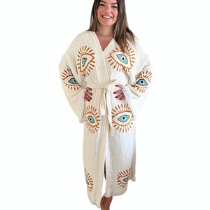 Evil Eye Robe Festival Clothing Women - Handmade Clothing Evil Eye ...