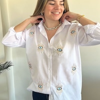 Evil Eye Shirt I Evil Eye Clothing I Blouse for Women I Evil Eye Shirt ...