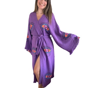 Evil Eye Robe Festival Clothing Women - Handmade Clothing Evil Eye ...