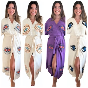 Evil Eye Robe Festival Clothing Women - Handmade Clothing Evil Eye ...