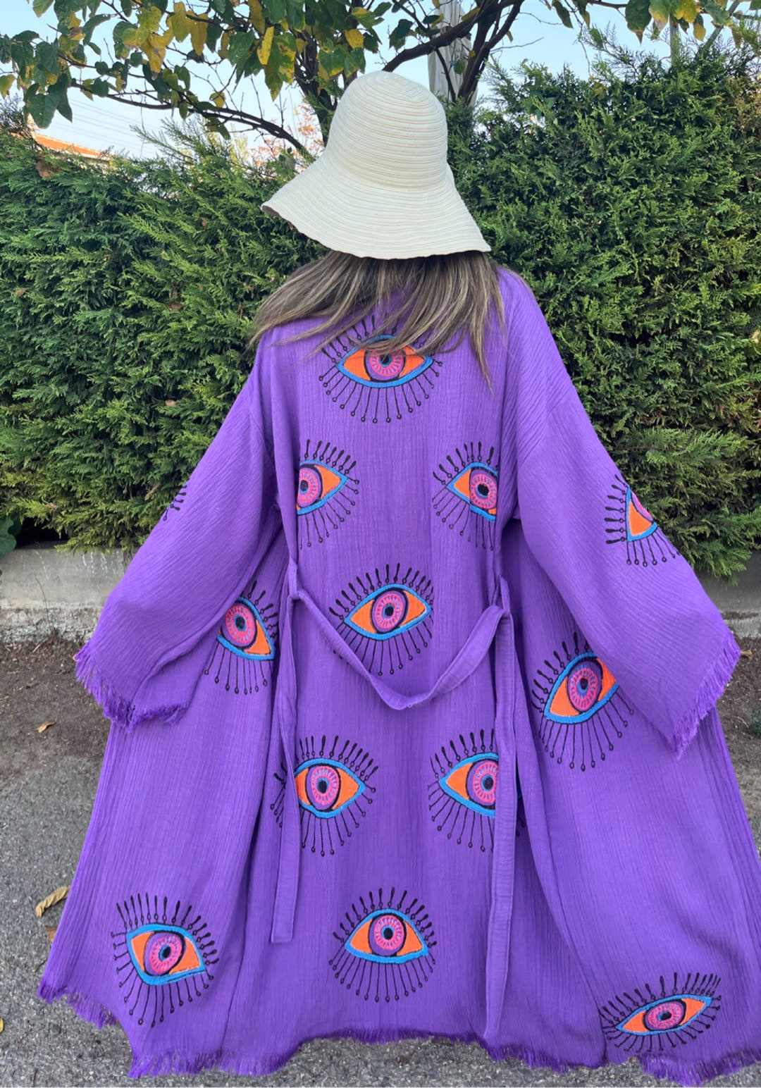 Evil Eye Robe Festival Clothing Women - Handmade Clothing Evil Eye ...