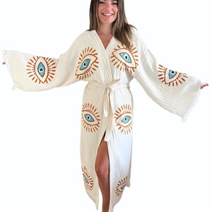 Evil Eye Robe Festival Clothing Women - Handmade Clothing Evil Eye ...