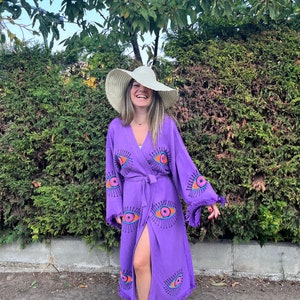 Evil Eye Robe Festival Clothing Women - Handmade Clothing Evil Eye ...