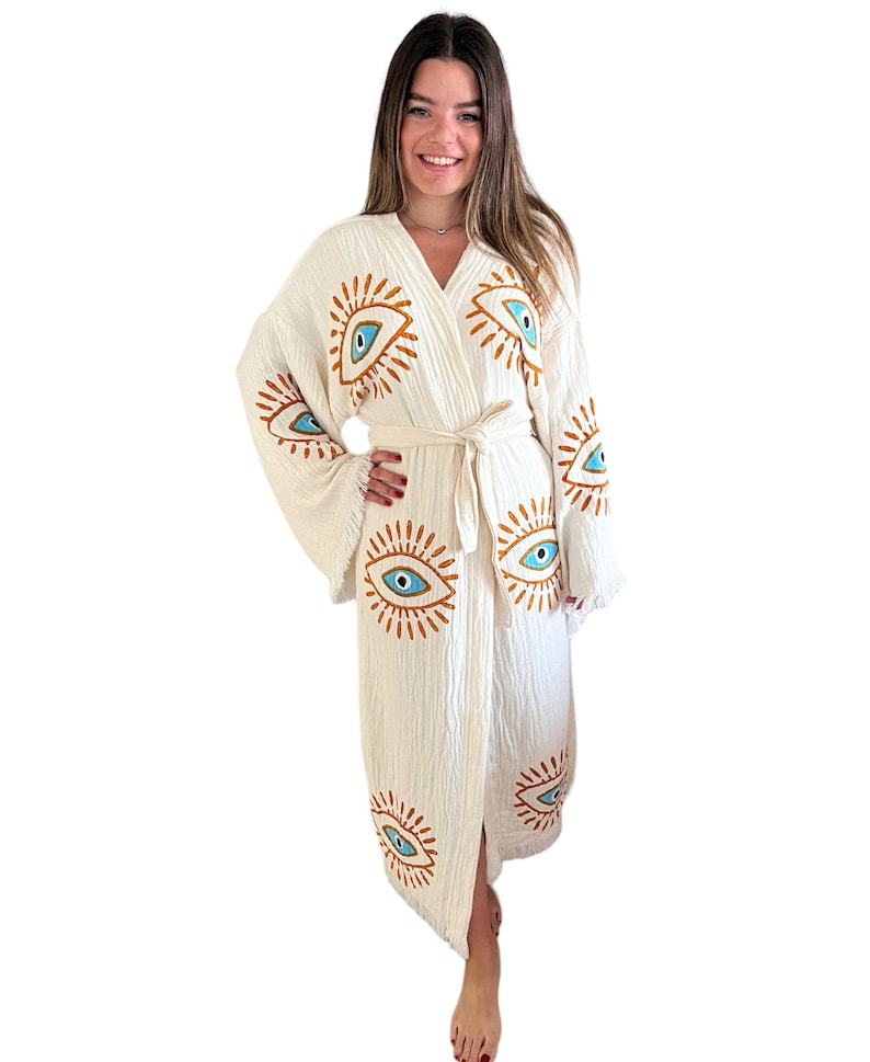 Evil Eye Robe Festival Clothing Women - Handmade Clothing Evil Eye ...