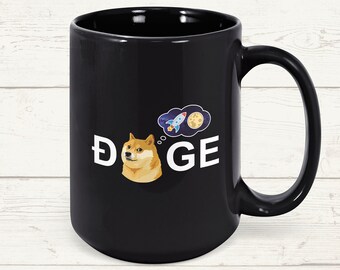 Dog Coin to the Moon - Etsy