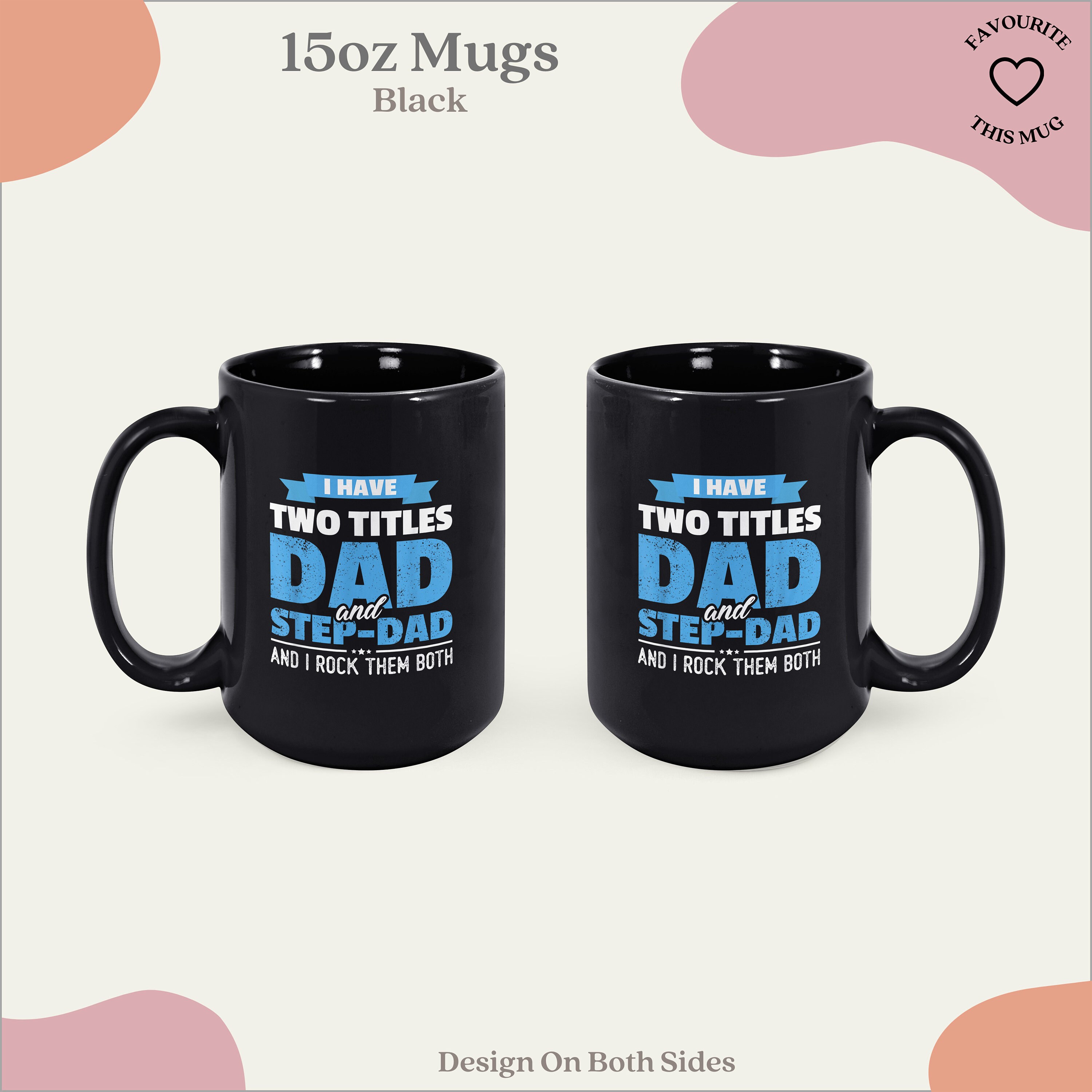 Dad And Step Dad Mug Both Stepdad and Regular Dad | Etsy