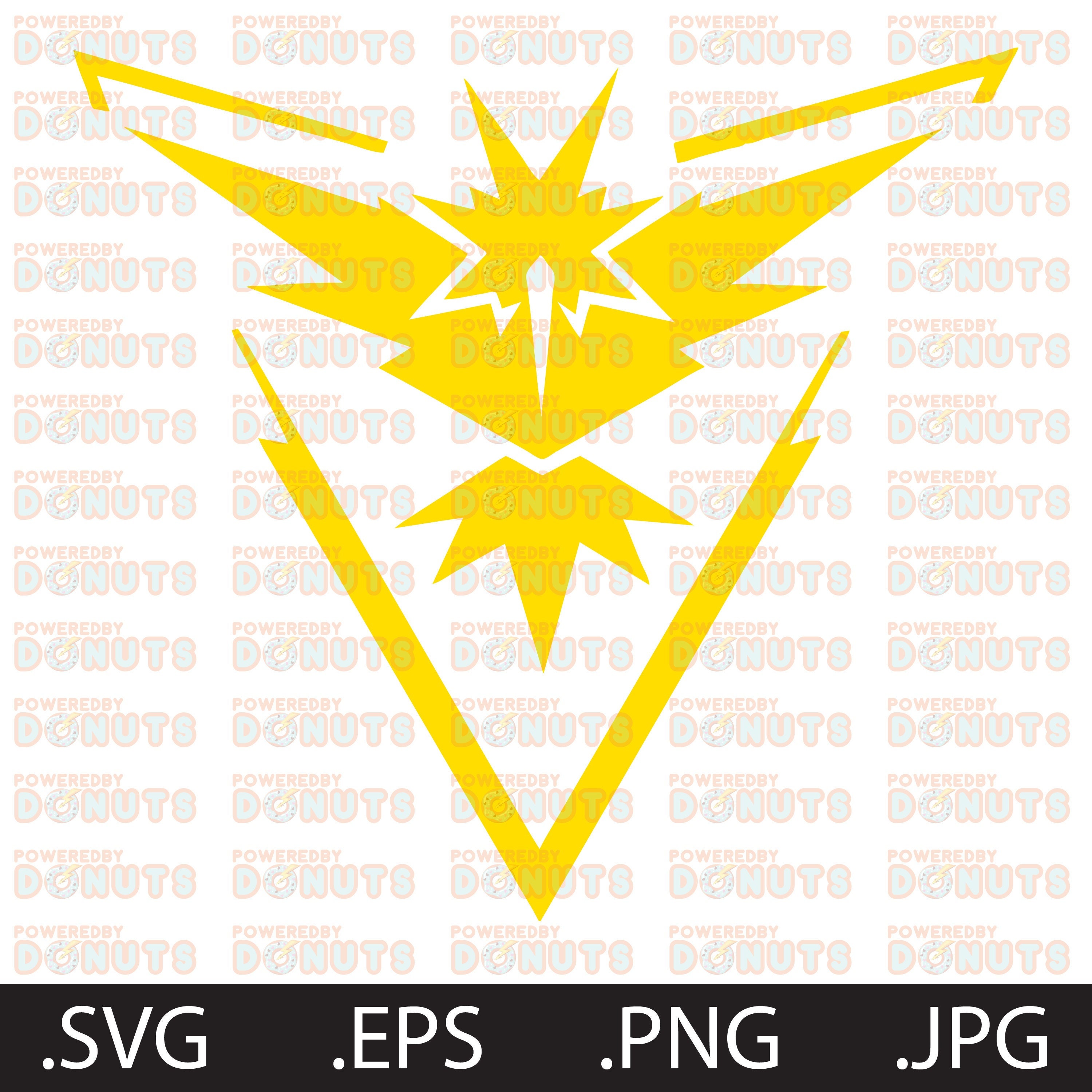 Pokemon Go Team Instinct Logo | Etsy