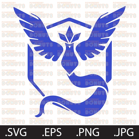 Pokemon Go Team Mystic Logo | Etsy