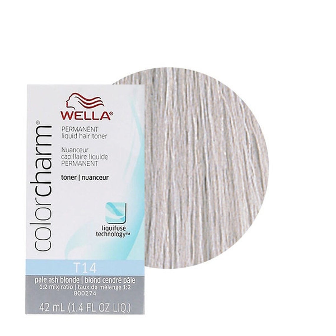Wella Color Charm Permanent Liquid Hair Toner T14 Pale Ash | Etsy