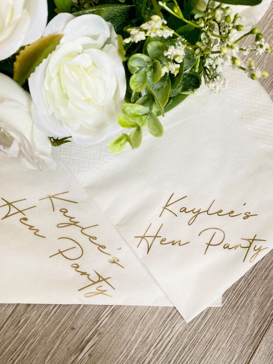 Personalised Hen Napkins, Custom Tissue, Hen Do Party Napkin, Bride to ...
