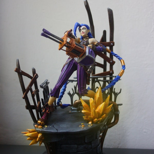 Arcane Jinx Figurine - Etsy