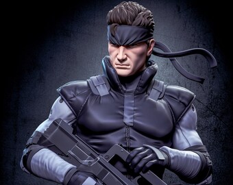 Solid Snake Pixel Art Acrylic Standees Double Sided Cracked Holographic ...