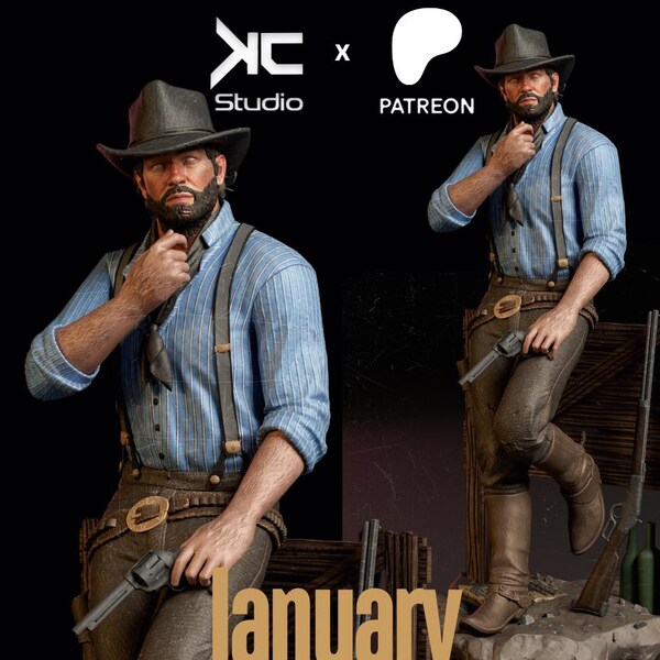 Arthur Morgan Figure - Etsy