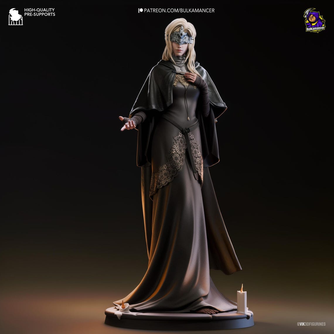 Fire Keeper – Hand-painted 11" (28 Cm) Collectible Statue | No Extra ...