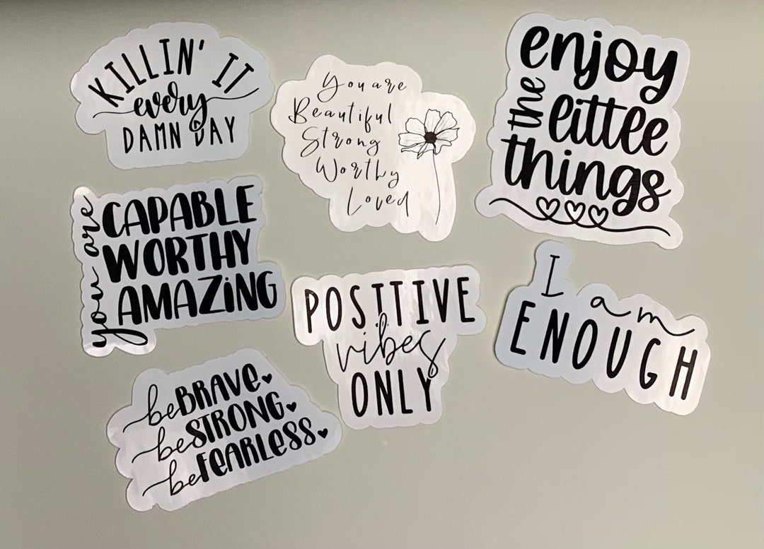 Inspirational Stickers - Etsy
