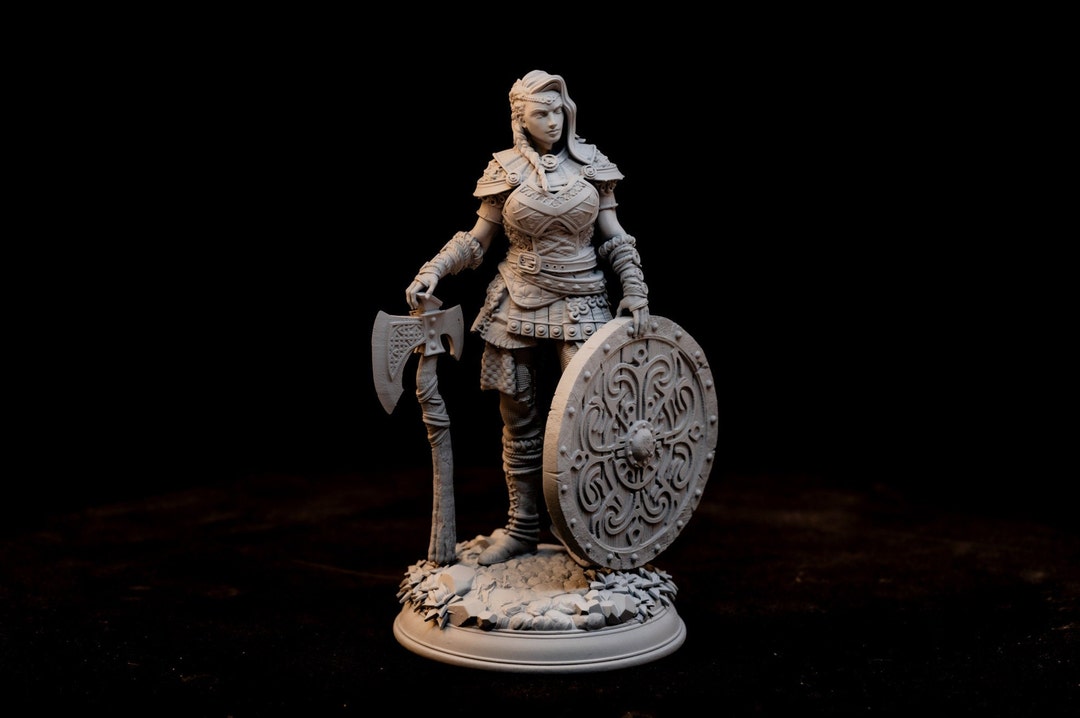 Freya the Feared – High Quality 3D Printed Miniature Designed by DM ...