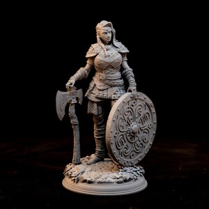 Freya the Feared – High Quality 3D Printed Miniature Designed by DM ...