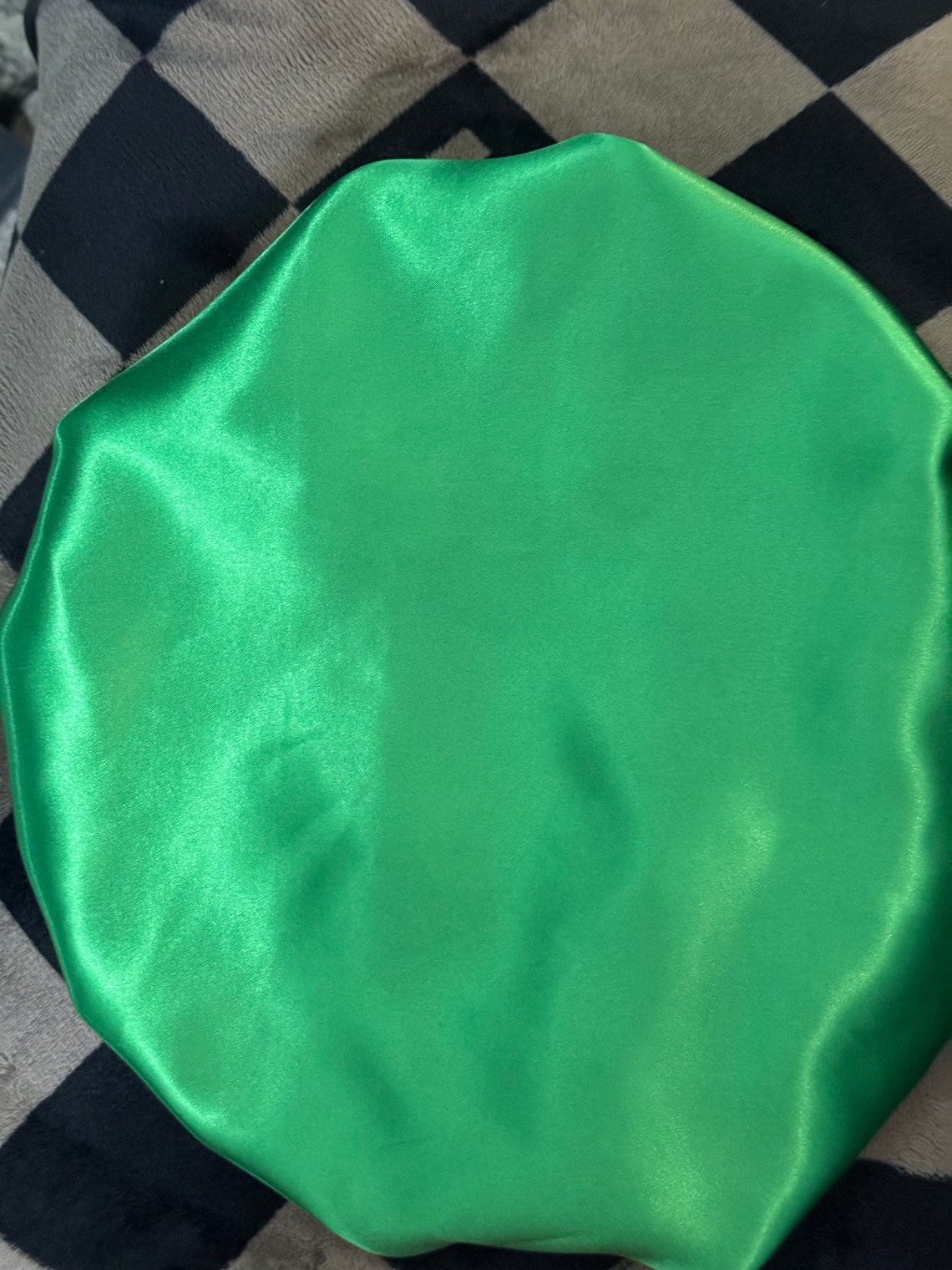 Beautiful Adjustable Satin Green Bonnet - Etsy