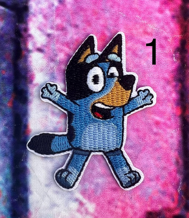 Bluey and Bingo Iron on Patch, Bluey Patch for Crocs - Etsy