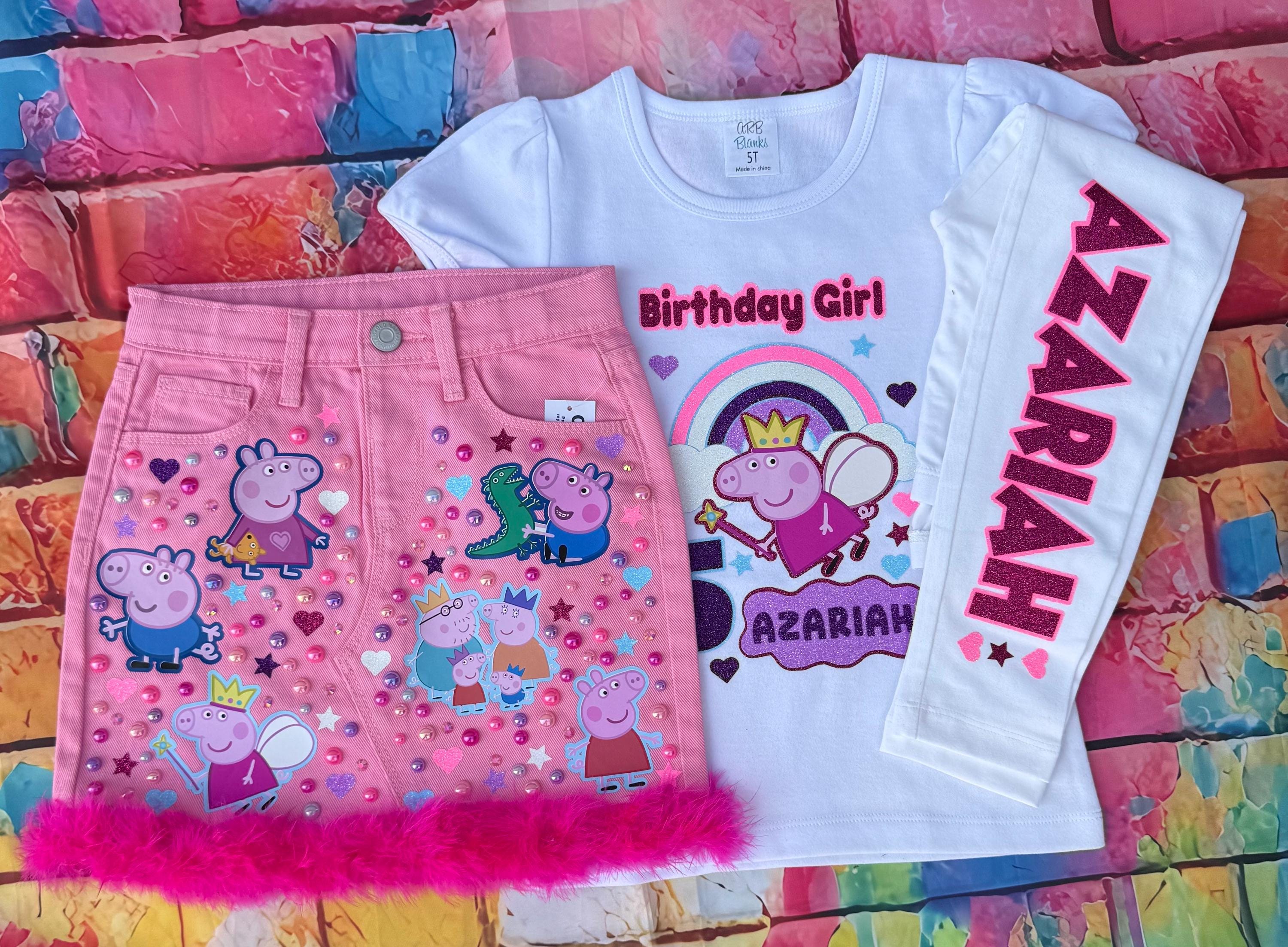 Gracie's Corner Bluey Girl Skirt Set Birthday Outfit/ Little Girls ...