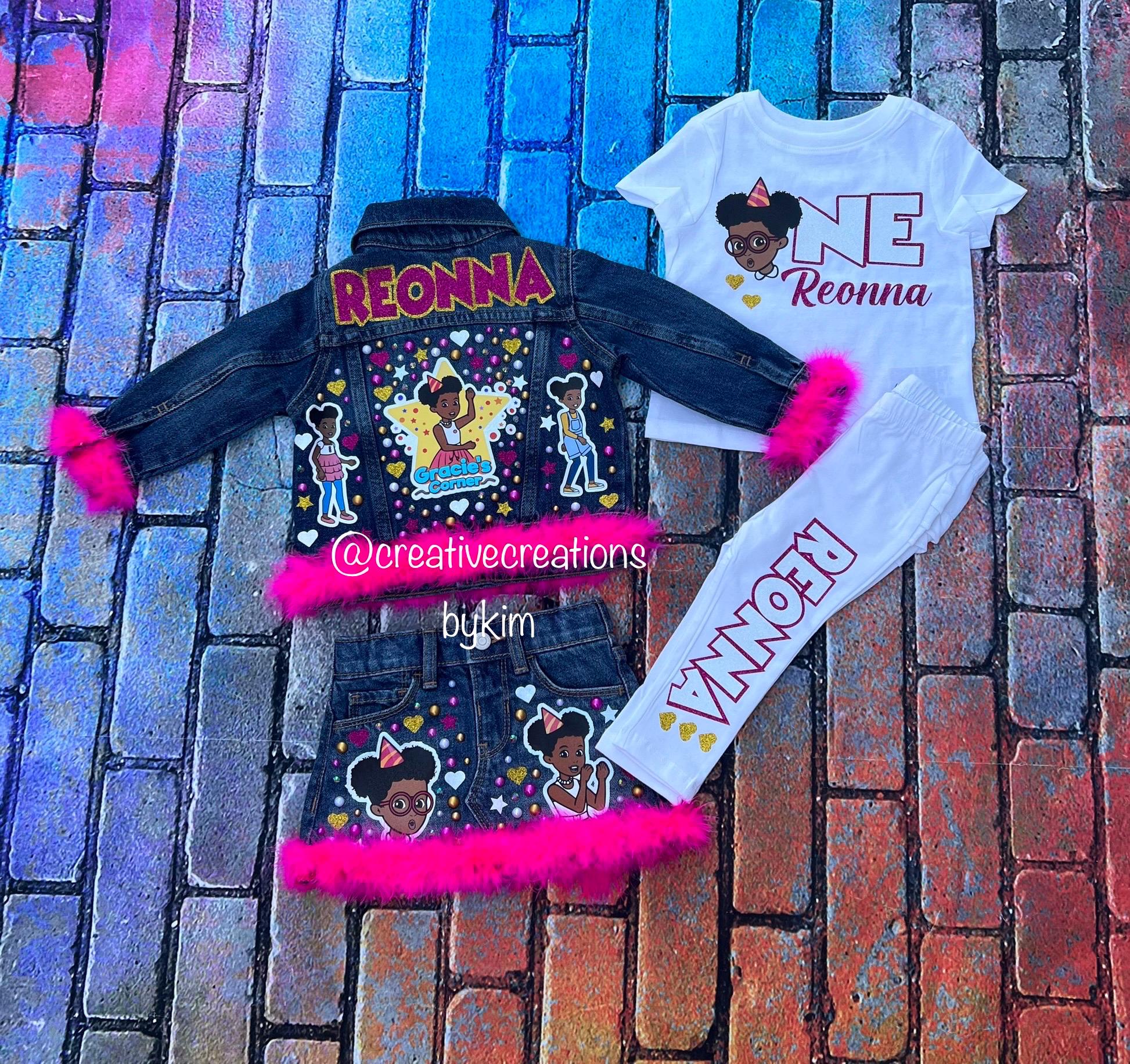 Gracie's Corner Bluey Girl Skirt Set Birthday Outfit/ Little Girls ...