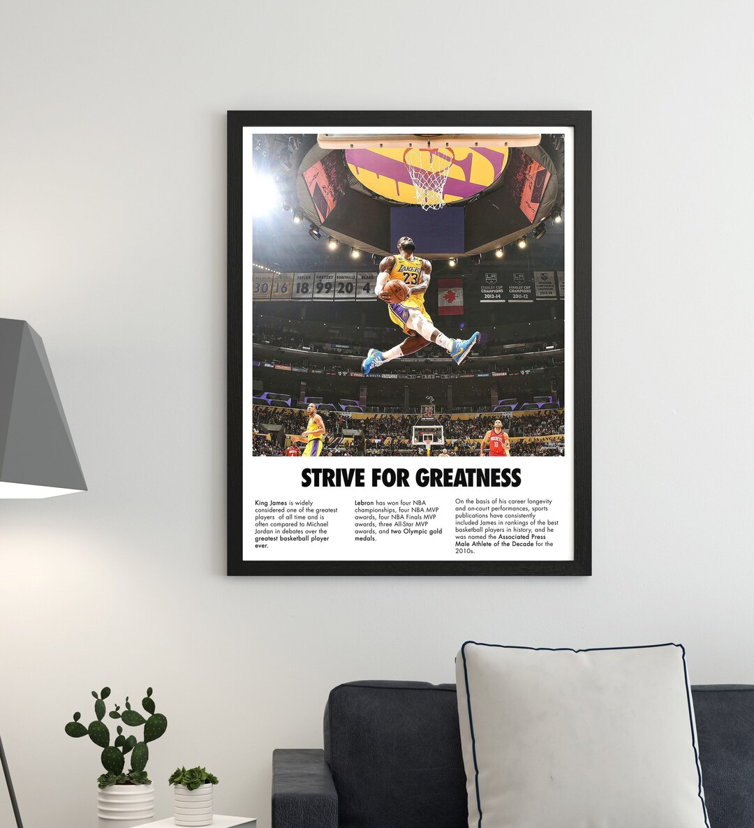 Retro Vintage Poster Series Lebron James Exclusively at Sneakergallery ...