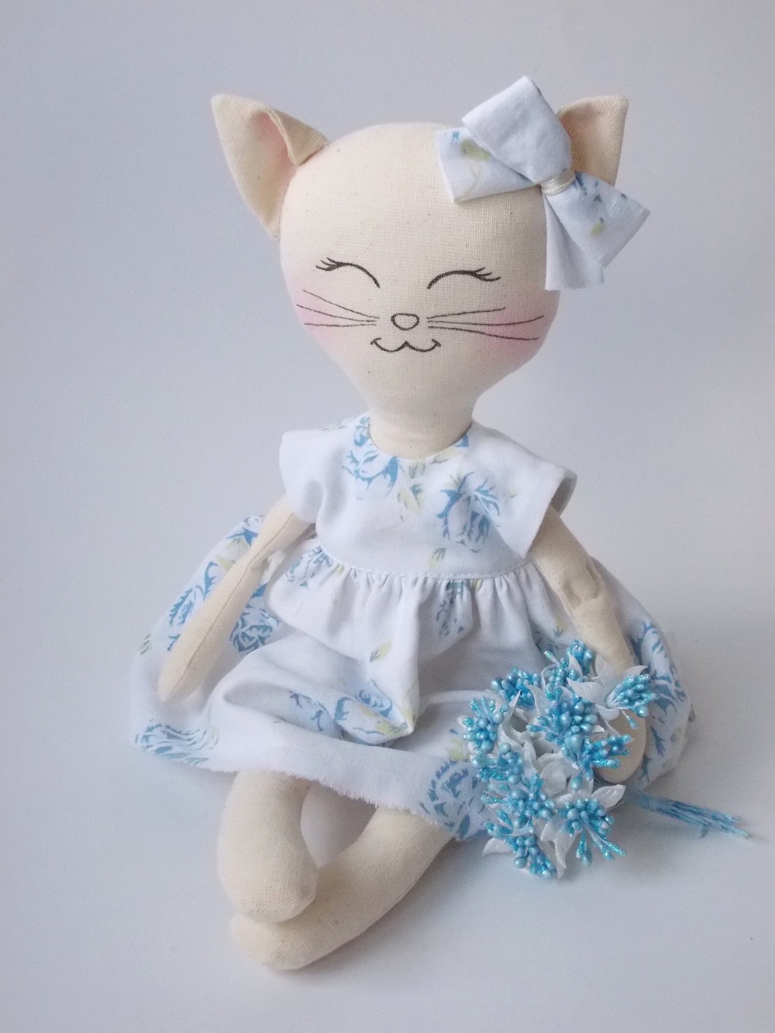 PDF Sewing Pattern and Tutorial for Cat Doll and Dress 36 - Etsy Canada