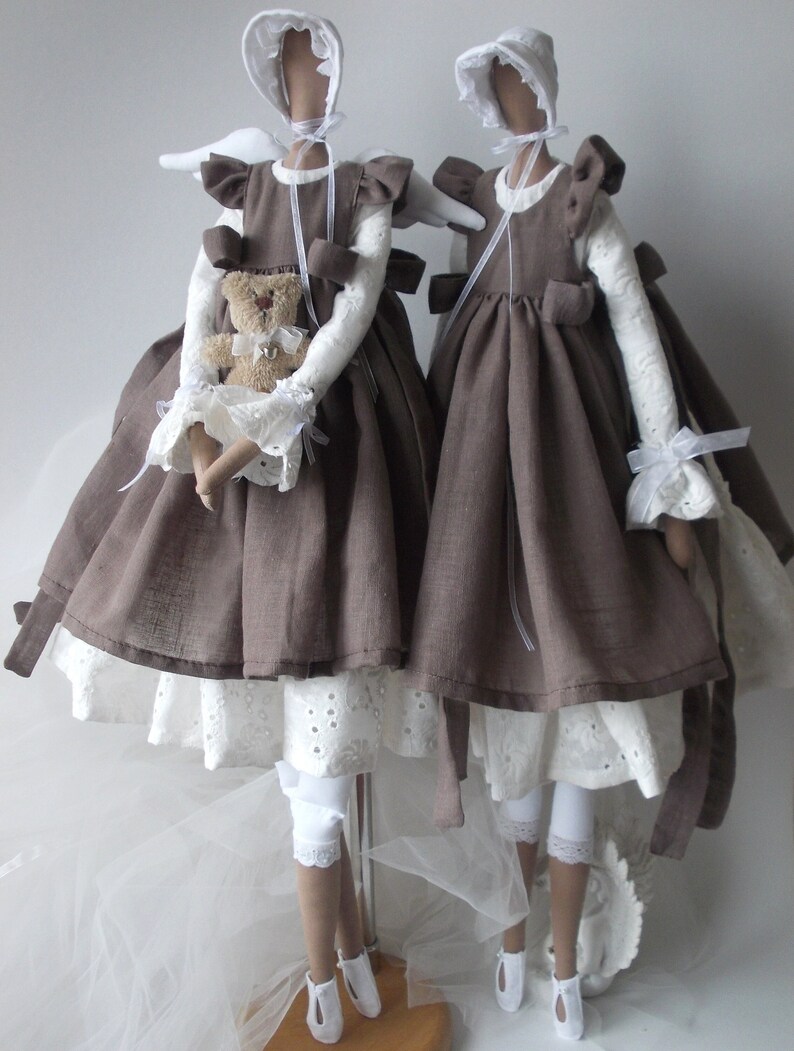 PDF Pattern and Tutorial for Dress With Apron for Tilda Doll - Etsy