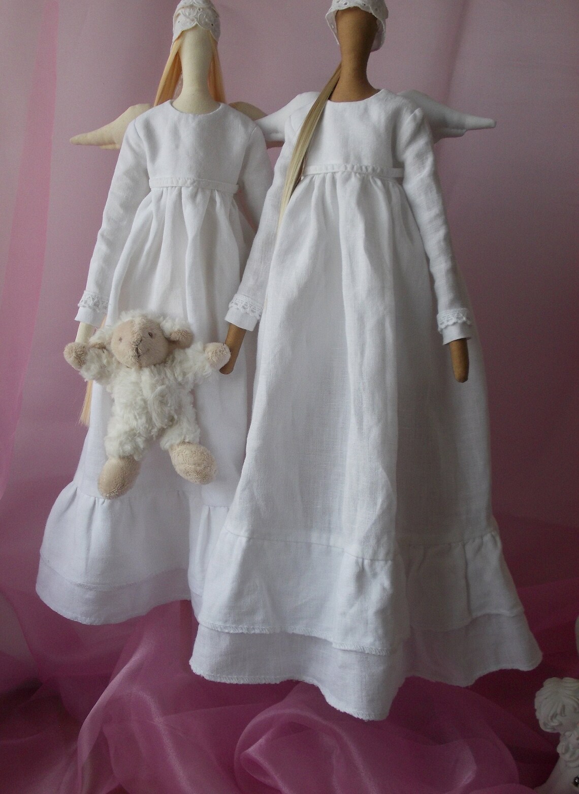 PDF White Dress Pattern and Tutorial for Tilda Doll 65 Cm-26 - Etsy UK