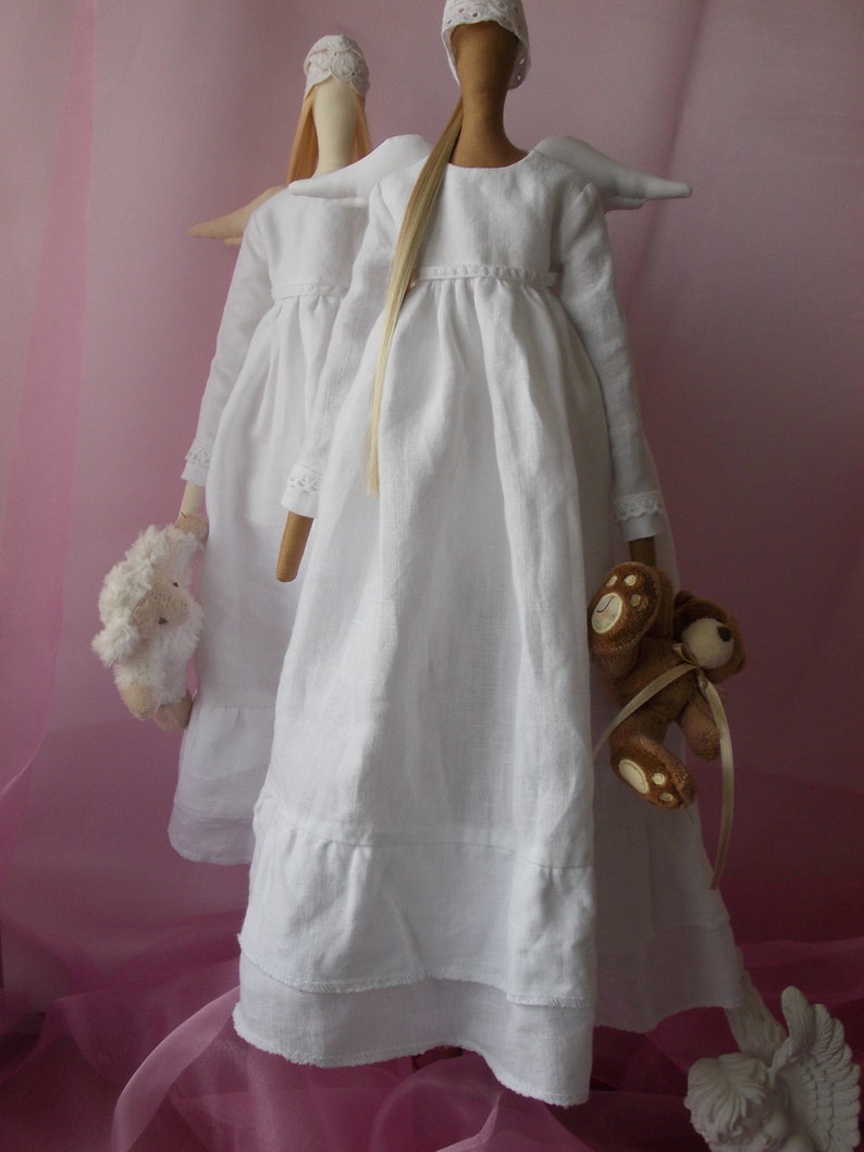 PDF White Dress Pattern and Tutorial for Tilda Doll 65 Cm-26 | Etsy