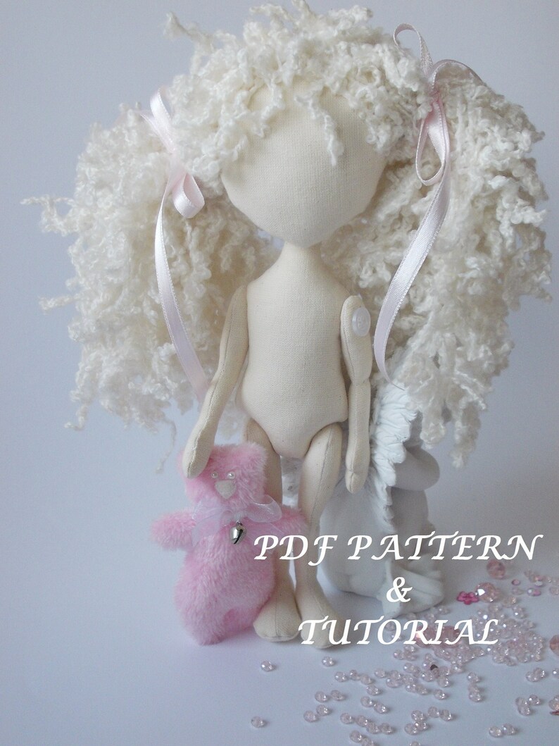 PDF Sewing Pattern for Blank Doll for Crafting 10'' - Etsy