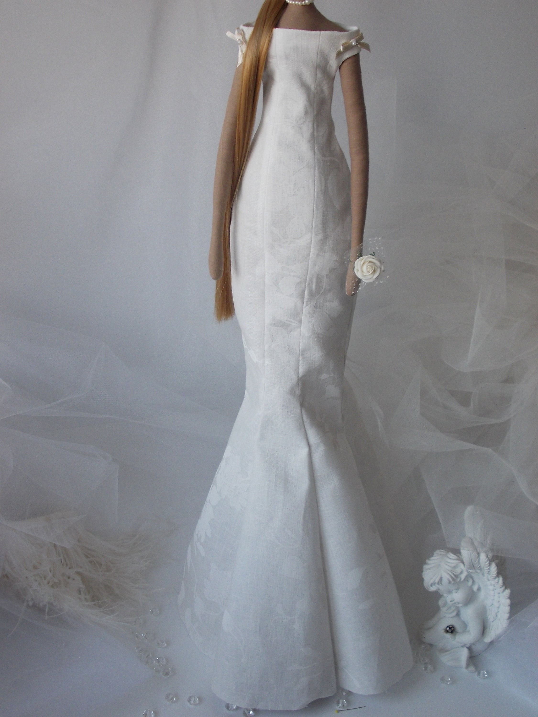 PDF Sewing Pattern for Wedding Dress and Tutorial for Tilda - Etsy Canada