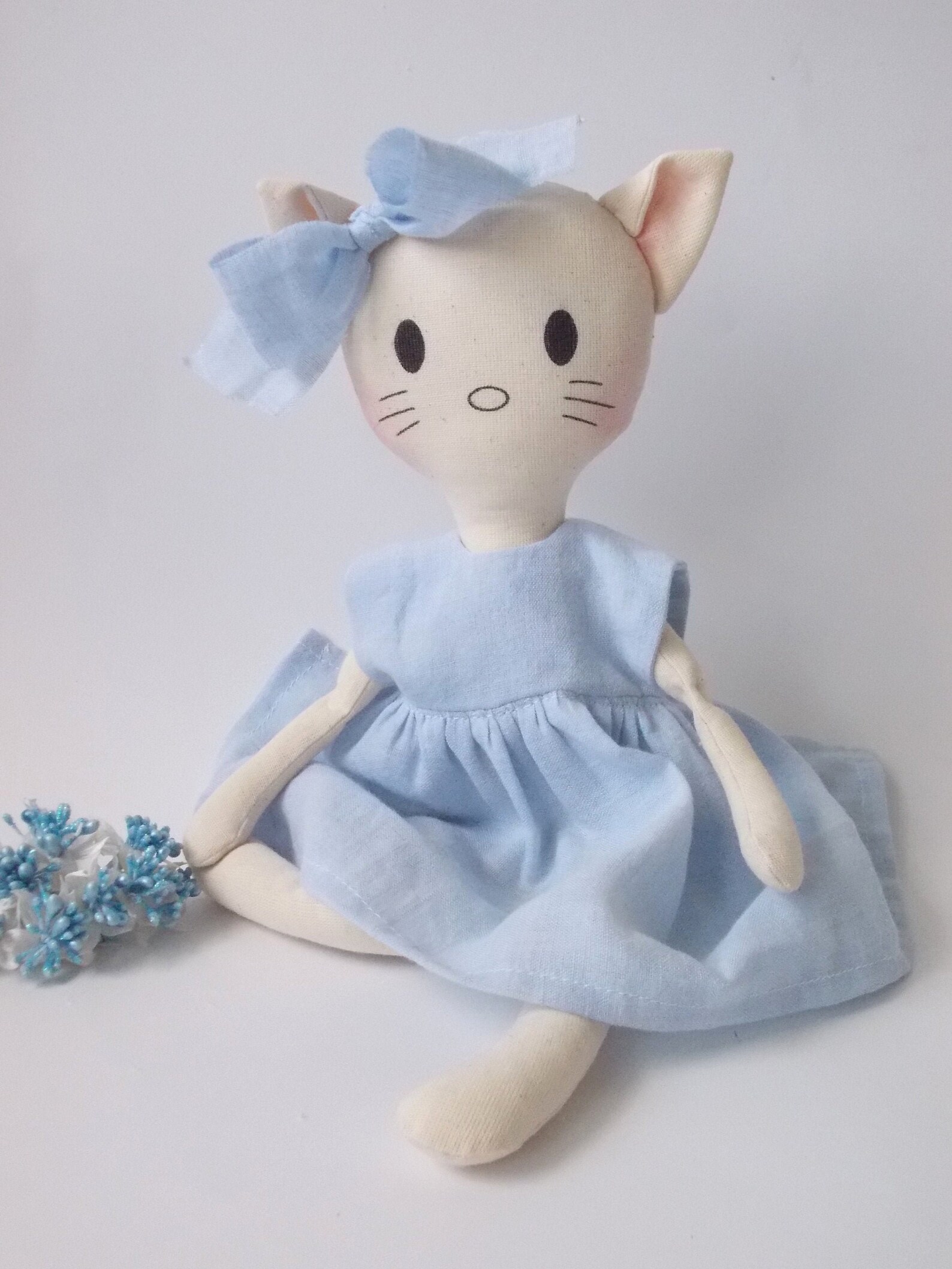PDF Sewing Pattern and Tutorial for Cat Doll and Dress 36 - Etsy Canada