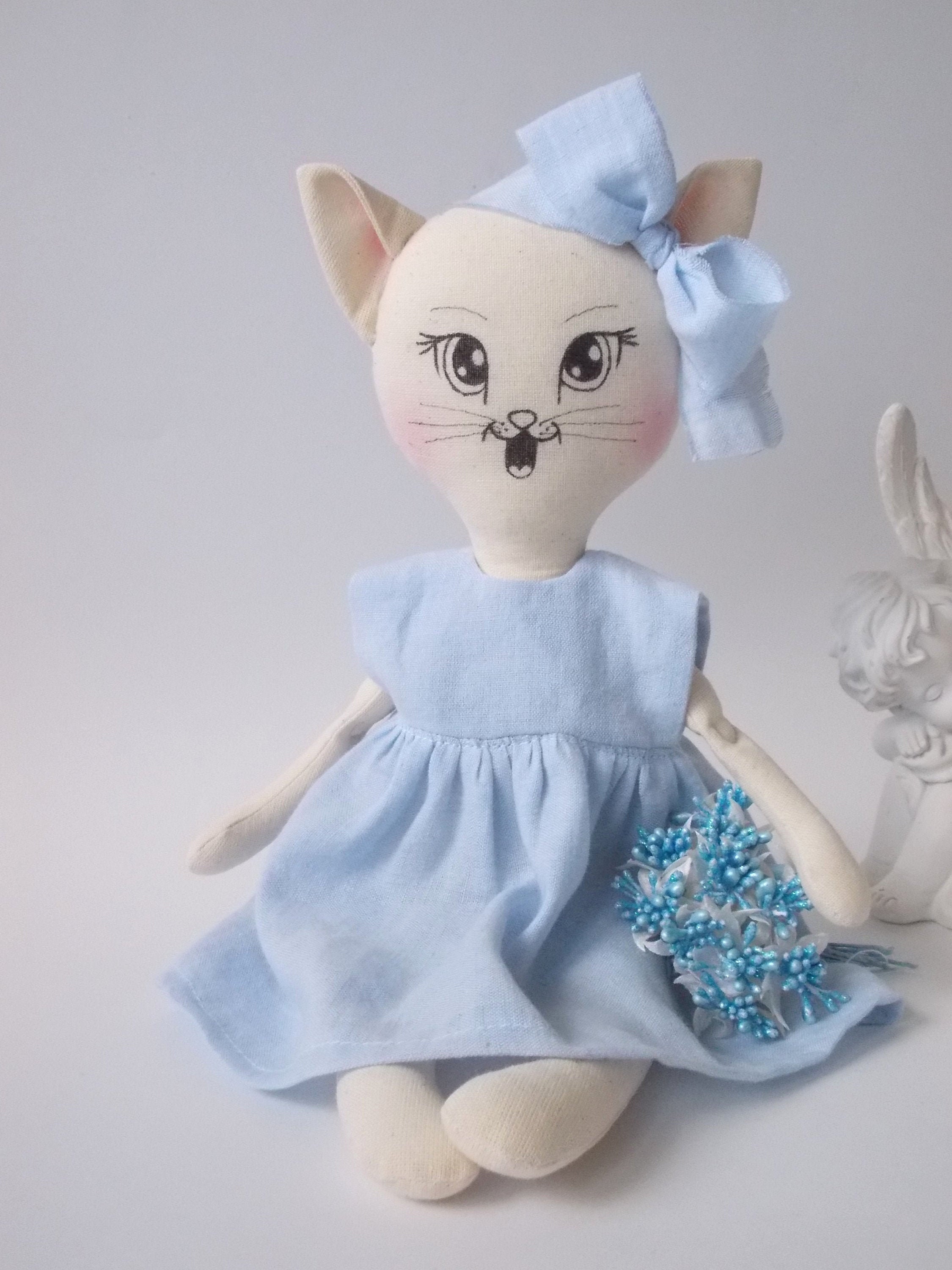 PDF Sewing Pattern and Tutorial for Cat Doll and Dress 36 - Etsy Canada