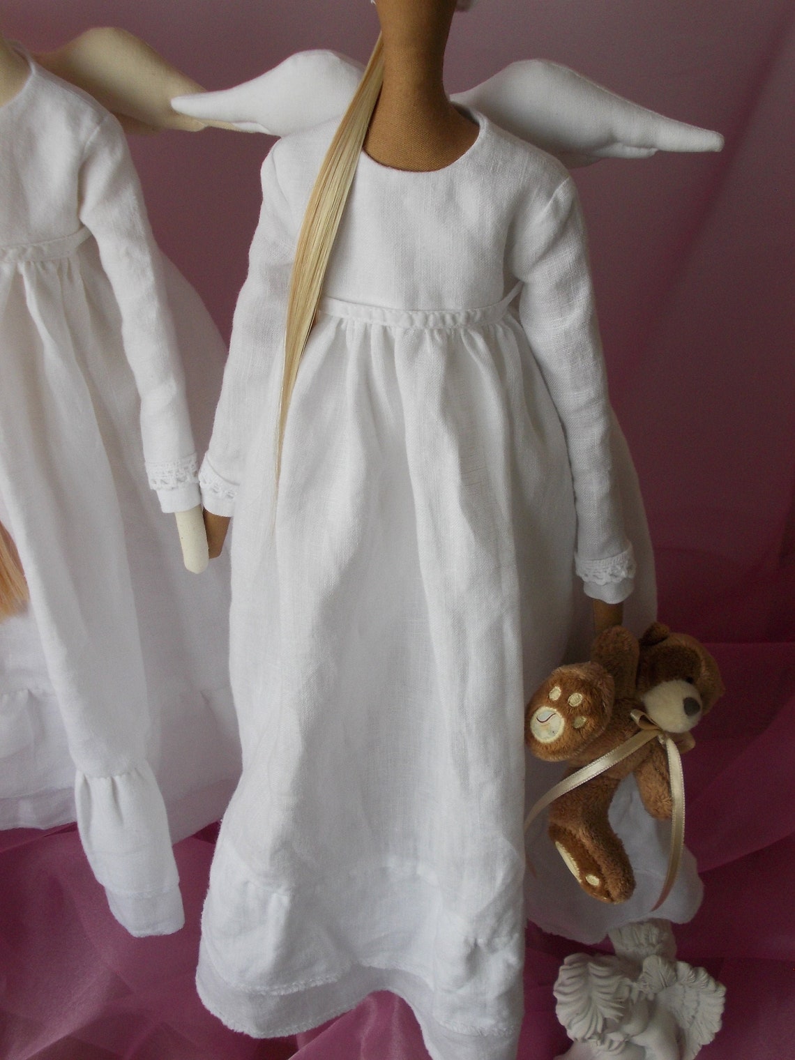 PDF White Dress Pattern and Tutorial for Tilda Doll 65 Cm-26 - Etsy UK