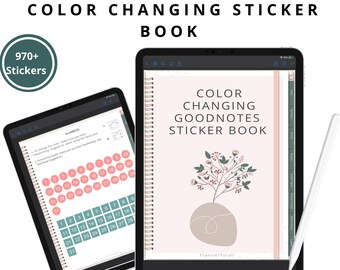 Color Changing Stickers | Etsy