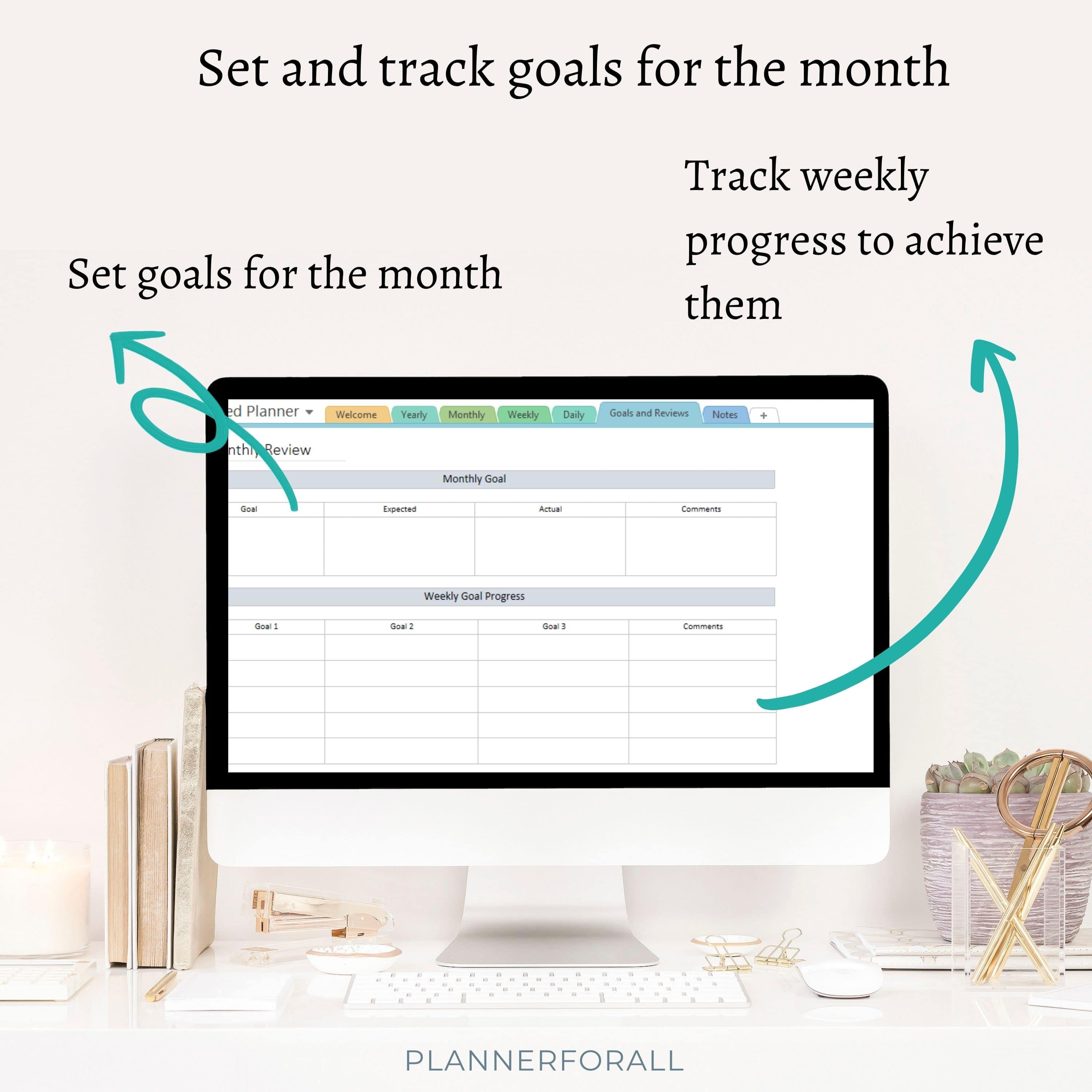 Onenote Digital Planner for Professionals, Hyperlinked Onenote Planner ...
