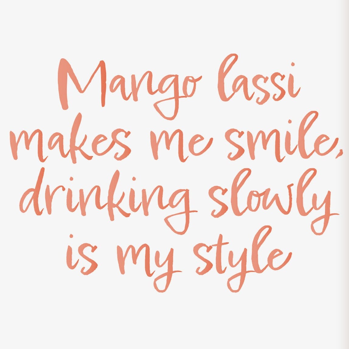 Mango Lassi Indian Food A4 Digital Download Poster - Etsy