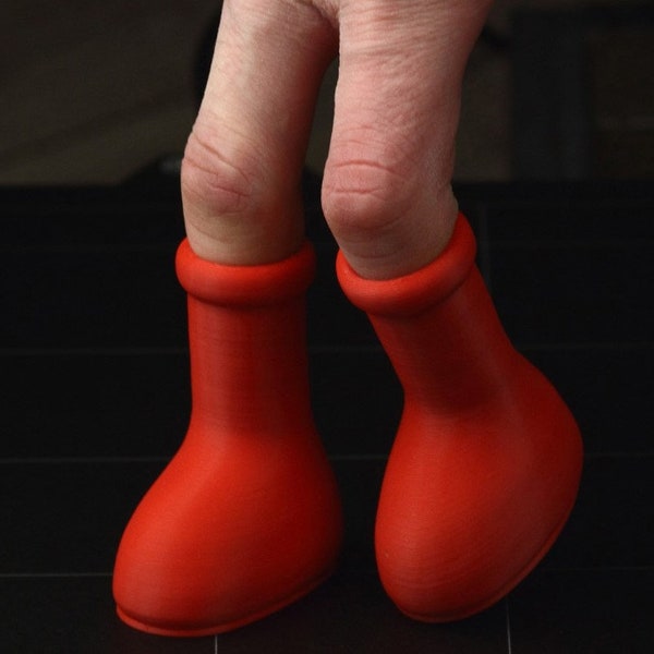 Red Boots - Etsy