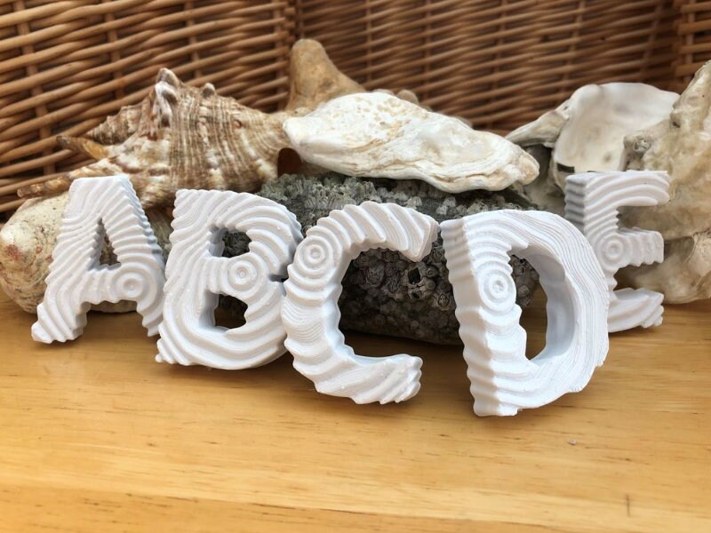 Custom Letter Block Set ABC Alphabet Letters A-z Diy 3D Printed File ...