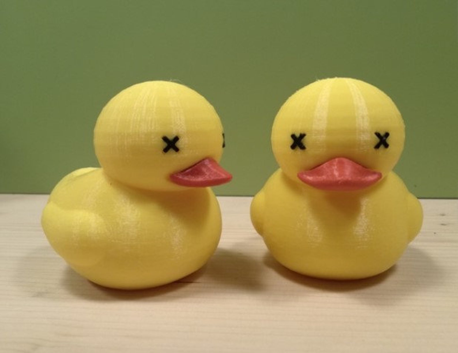 Tiny Mini Lucky Ducky Duck Cake Topper Party Marshmallow Dj Duck Toy ...