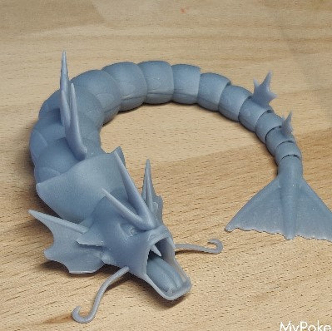3d Print Articulated Dragon, Gyarados 3d Print, Dragon 3d Print File ...