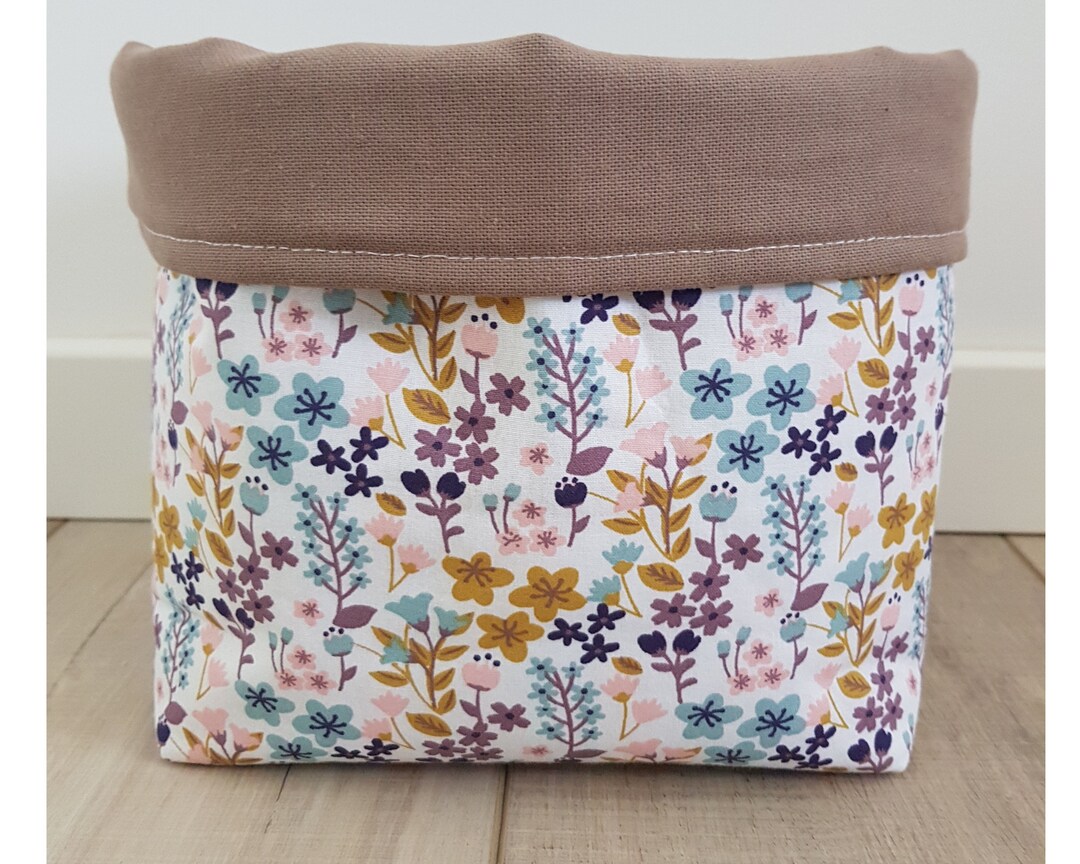 Fabric Bread Basket, Kitchen Fabric Basket, Children's Storage Basket ...