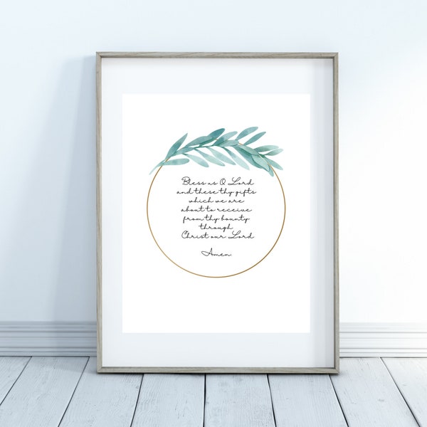 Bless Us O Lord - Etsy