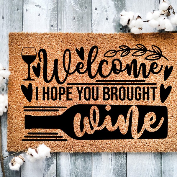 Wine Welcome Mats - Etsy
