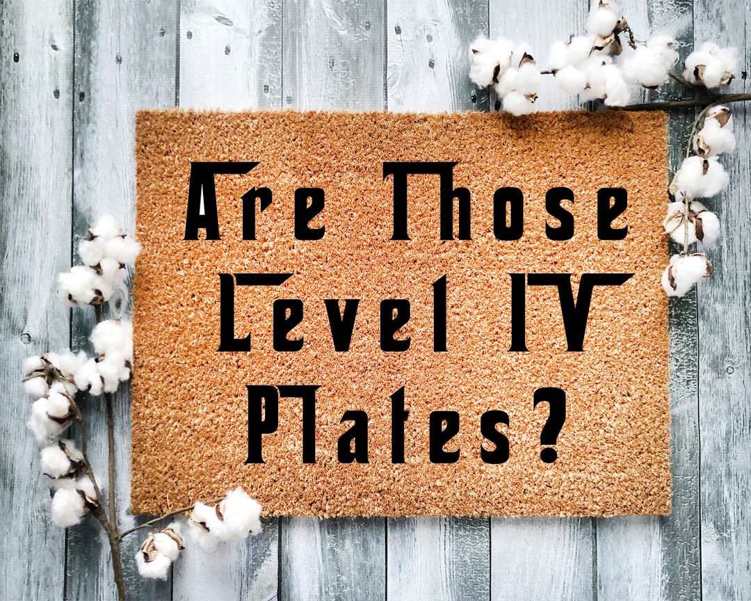 Are Those Level 4 Plates Doormat, Gun Doormat, Bible Decorating, Christ ...
