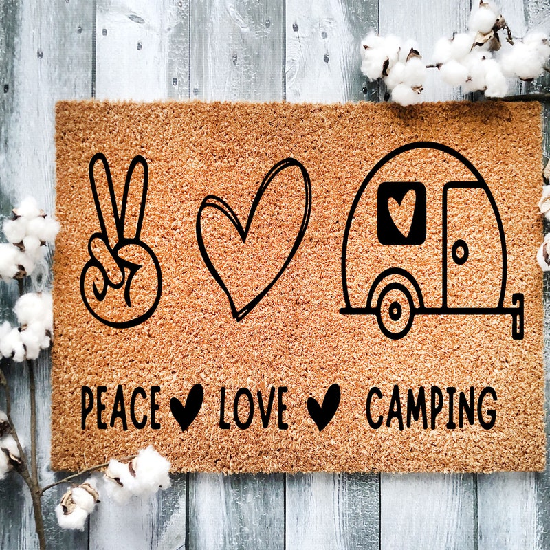 Peace Doormat - Etsy